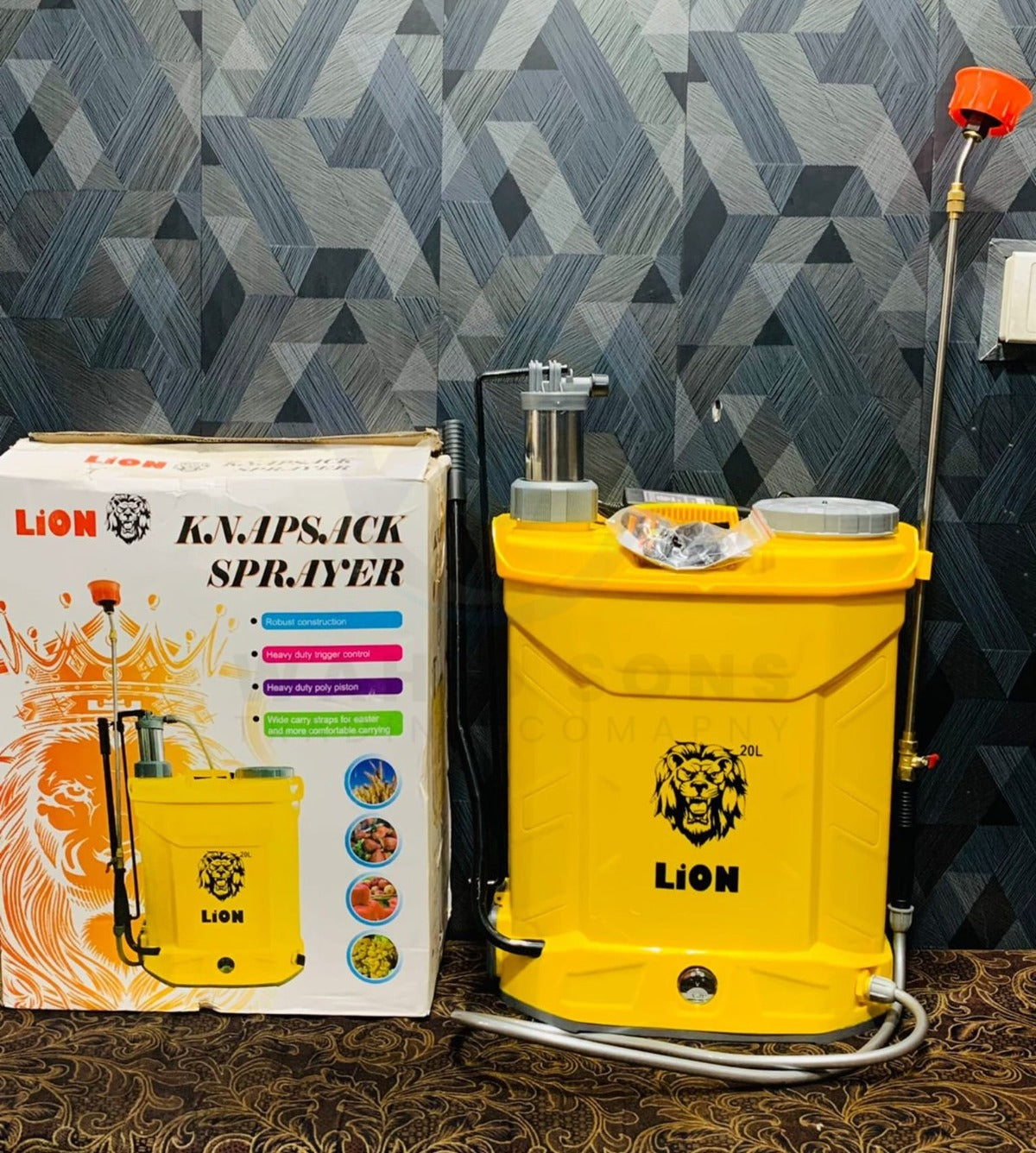 LION, 2 IN 1 STEEL PUMP – Hazari Impex