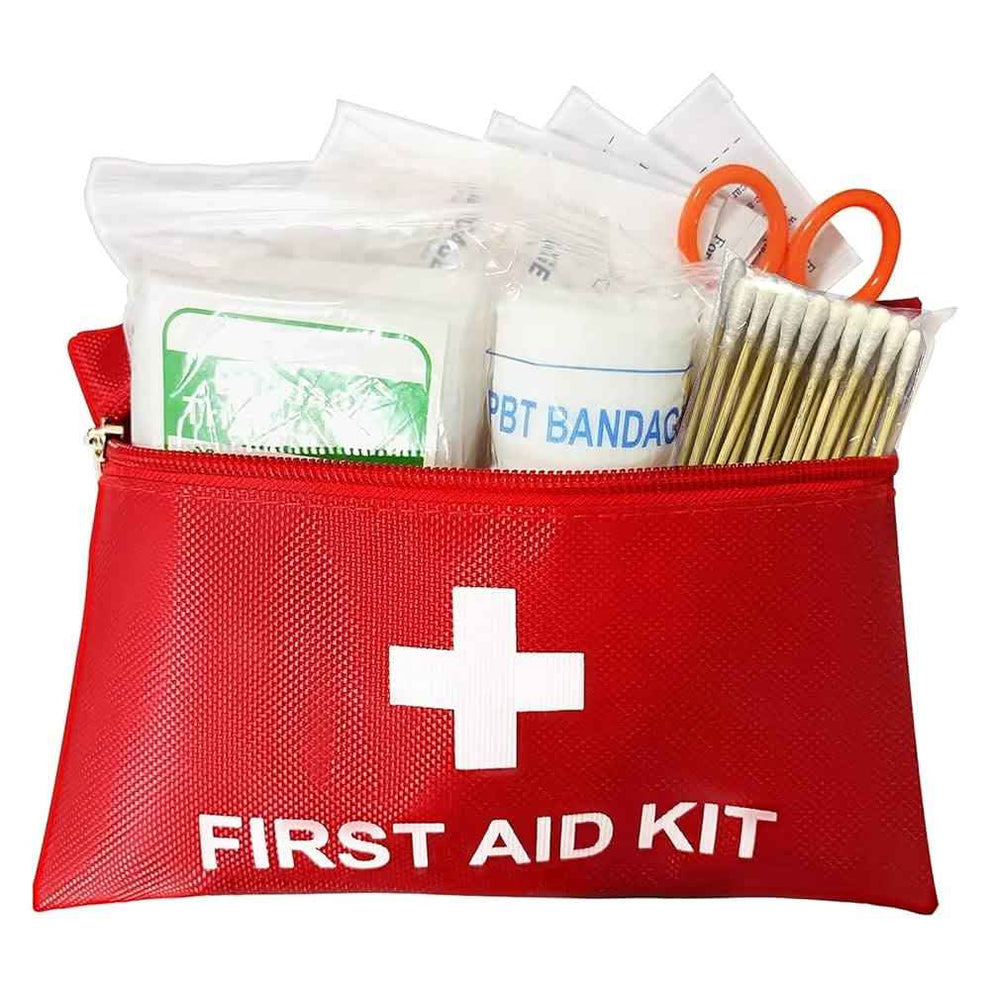 FRIST AID KIT MULTI-PURPOSE EMERGENCY RED 13 PCS – Hazari Impex